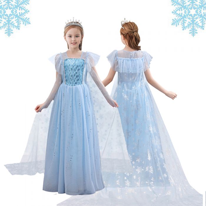 Jual [Winnershop10]KOSTUM FROZEN SPARKLING DRESS FROZEN ELSA NEW DESIGN ...
