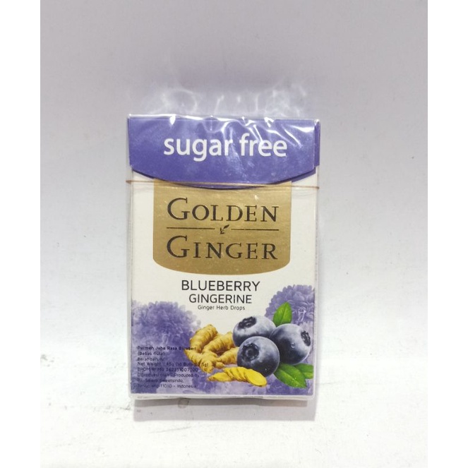 Jual Golden Ginger Permen Jahe Sugar Free All Variant 45g / Golden ...