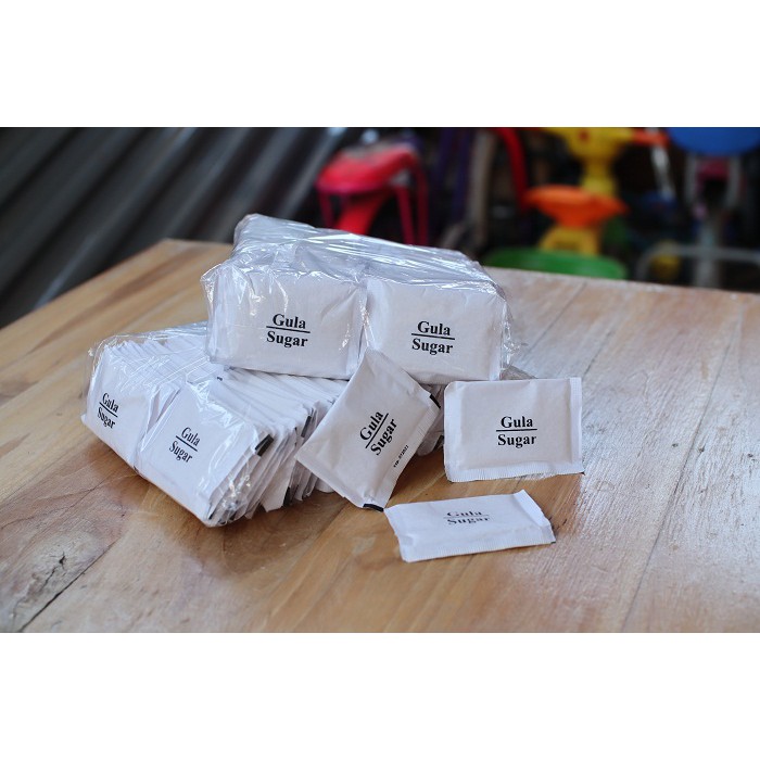 Jual Gula sachet bentuk kotak 8 gr untuk kebutuhan resto hotel rumah ...