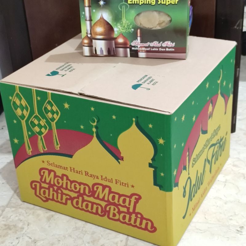 Jual Kardus Coklat Besar Idul Fitri Dus Box Parcel Hari Raya Lebaran ...