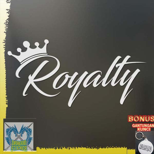 Jual TERMURAH sticker stiker jdm royalty sticker mobil motor laptop ...