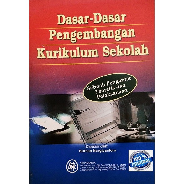 Jual DASAR-DASAR PENGEMBANGAN KURIKULUM SEKOLAH | Shopee Indonesia