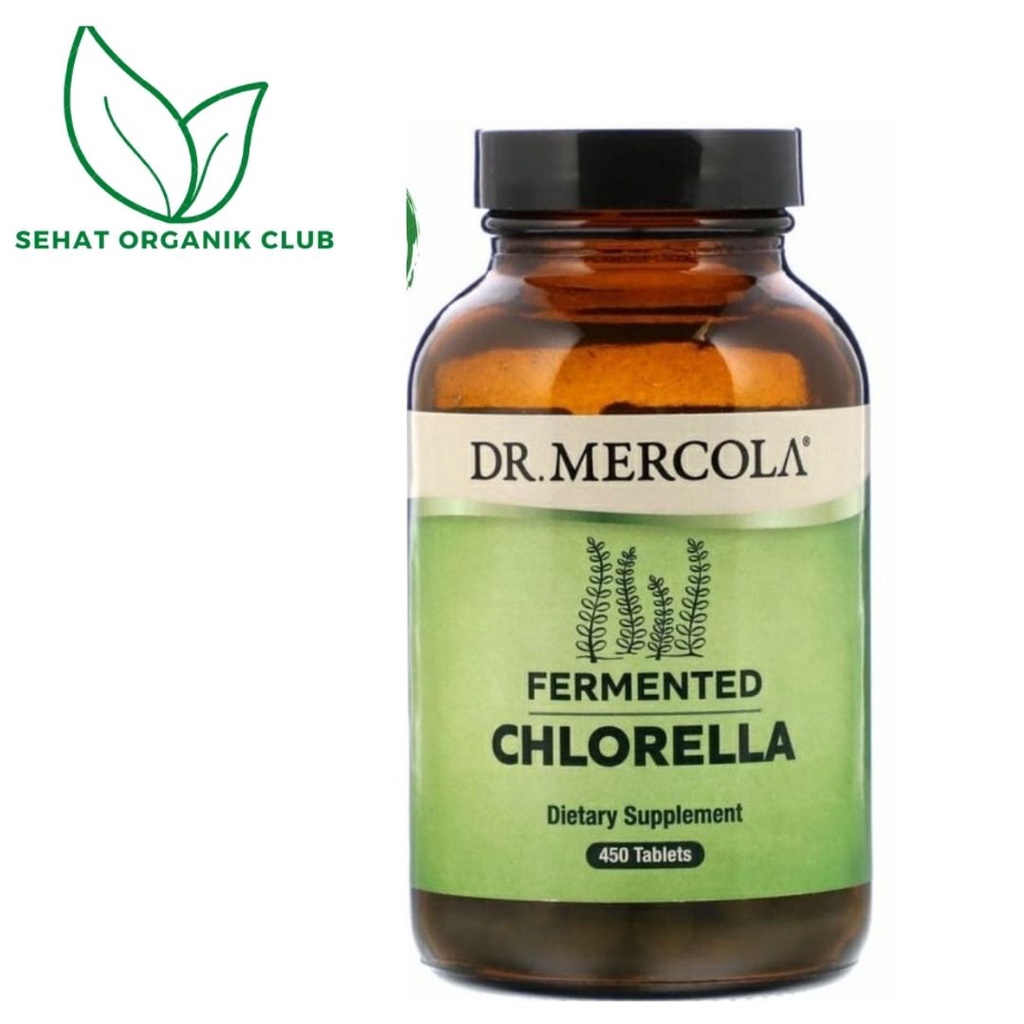 Jual Dr Mercola Fermented Chlorella, 450 Tablets - Detox Logam Berat ...