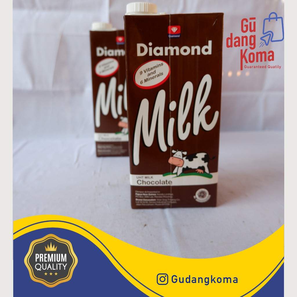 Jual DIAMOND MILK UHT CHOCOLATE 1 LT | Shopee Indonesia