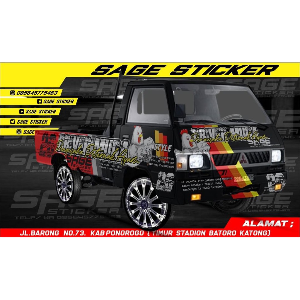 Jual decal mobil l300 full body | Shopee Indonesia