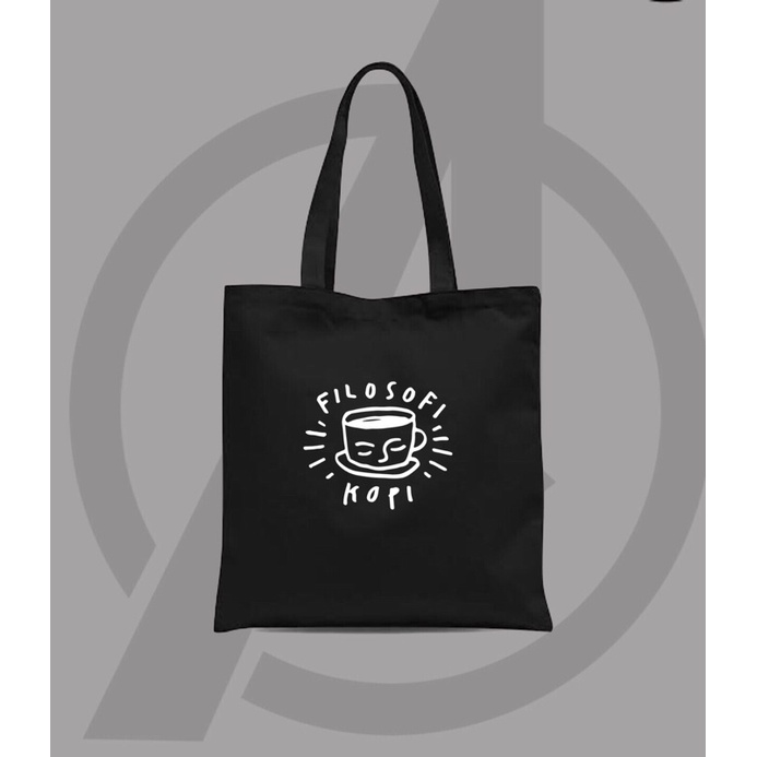 Jual Tas Totebag Custom - Filosofi Kopi | Shopee Indonesia