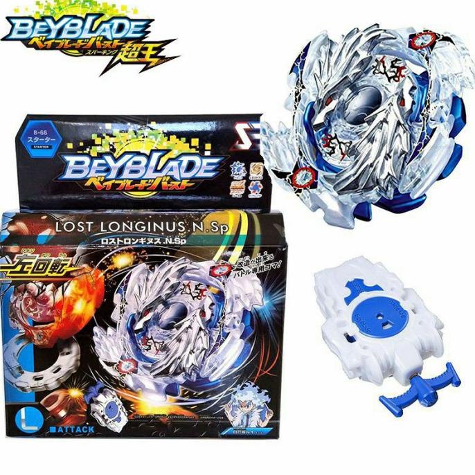 Jual Beyblade Burst Lost Longinus Metal Dragon B66 String Launcher ...