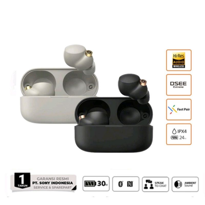Jual Sony WF-1000XM4 Wireless Noise Cancelling Headphones | Shopee ...