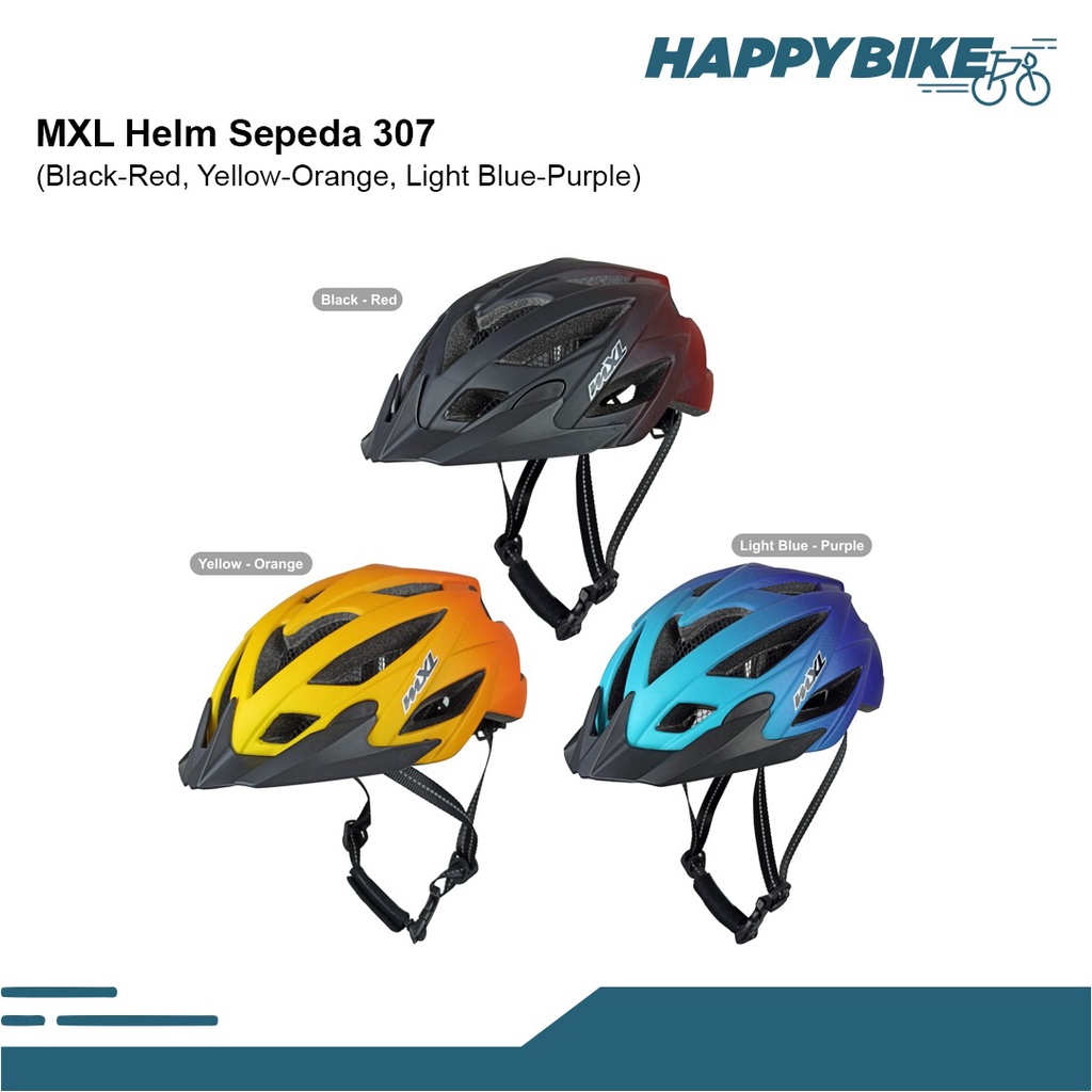 Jual MXL Helm Sepeda Lipat, Road Bike, MTB, 307 Bicycle Helmet Safety ...