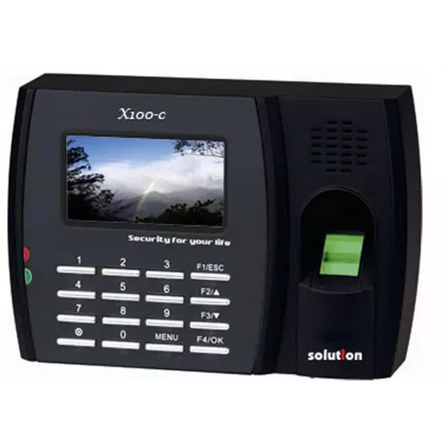 Jual Mesin Absen - Absensi Sidik Jari - Finger Print Solution X100C | Shopee Indonesia