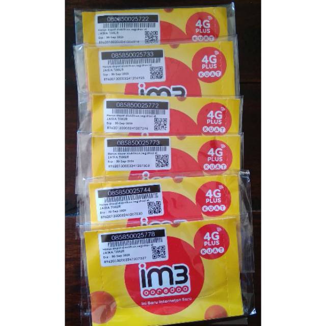 Jual Nomer cantik M3 Indosat | Shopee Indonesia