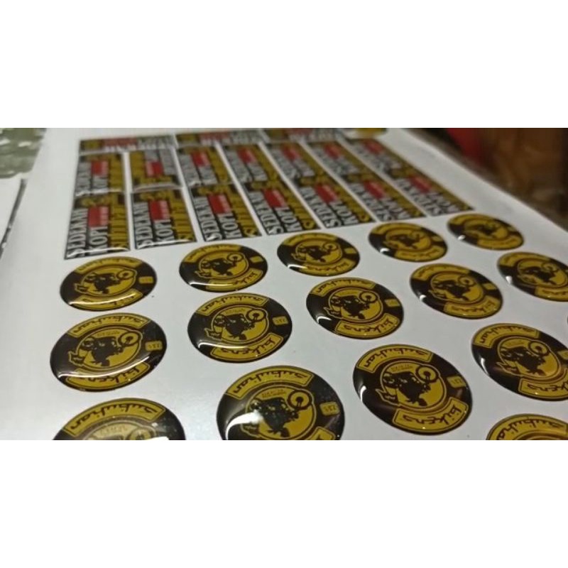 Jual STIKER TIMBUL RESIN CUSTOM STICKER EMBLEM | Shopee Indonesia