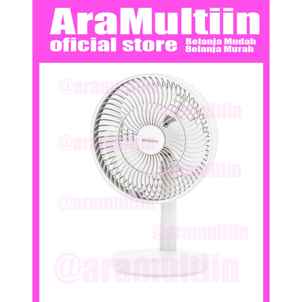 Jual Krisbow Kipas Angin Meja Emergency 7 Inci - Putih | Shopee Indonesia