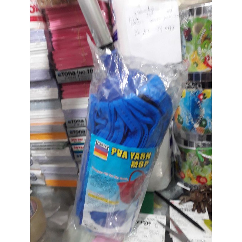 Jual pel nagata PVA YARN MOP ( KANEBO) gagang 100% original FREE BULBE ...
