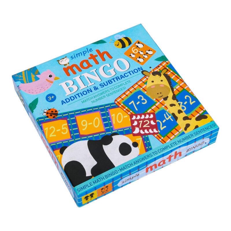 Jual math bingo simple addition substraction edukasi anak belajar ...