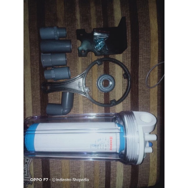 Jual Paket Tabung Filter Air Nanotec Transparan Model CHF-1034 | Shopee ...