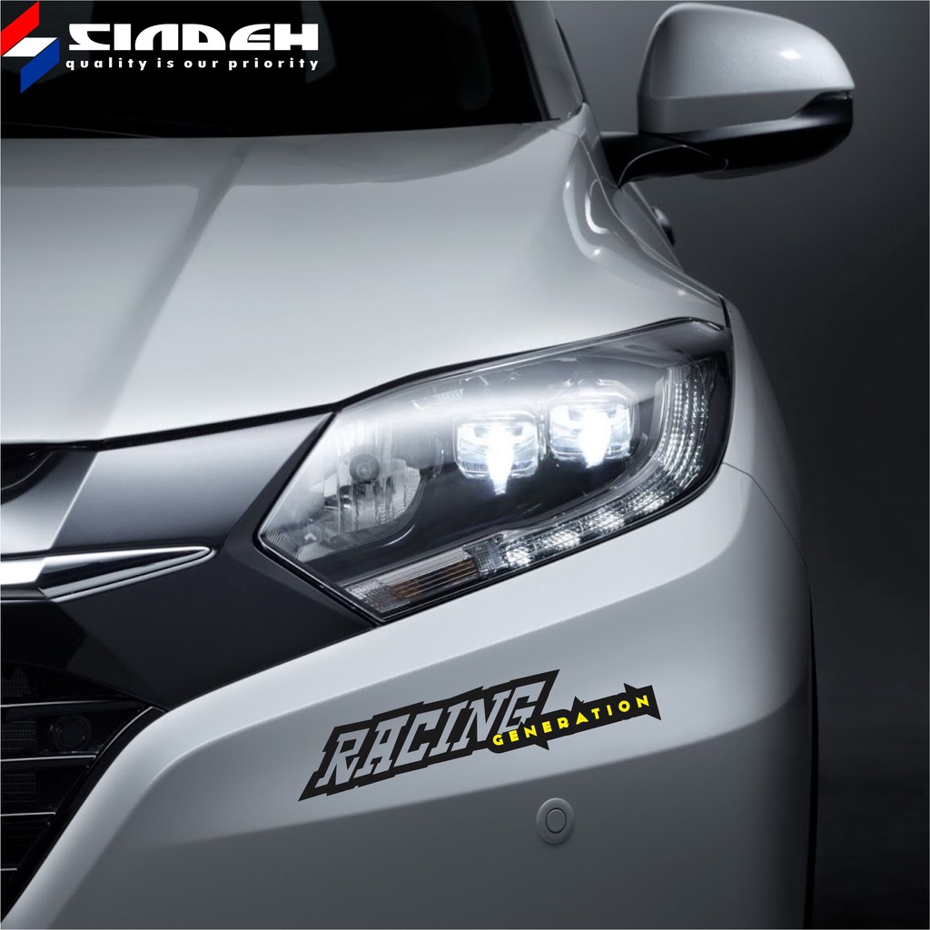 Jual CUTTING STICKER MOBIL RACING GENERATION STIKER BUMPER VARIASI ...