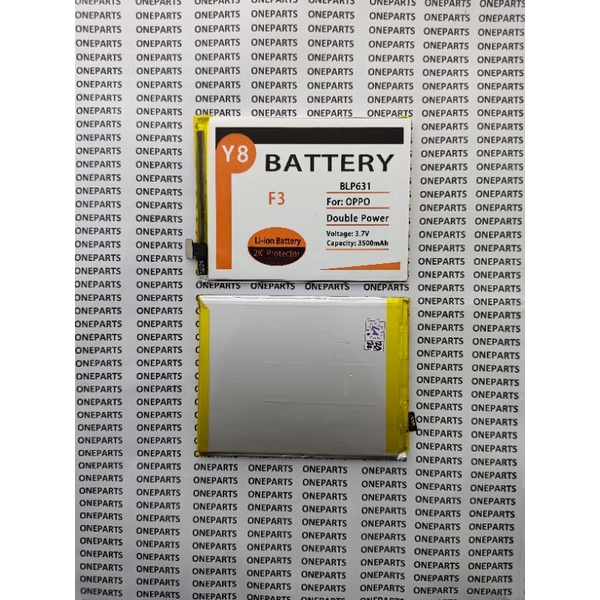 Jual BAT BATTERY BATERAI BATERE OPPO F3 F5 BLP631 Y8 DOUBLE POWER ...