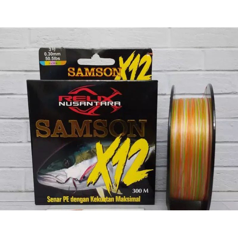 Jual Senar PE RELIX NUSANTARA SAMSON X12 PE3 300M MULTI COLOUR | Shopee Indonesia