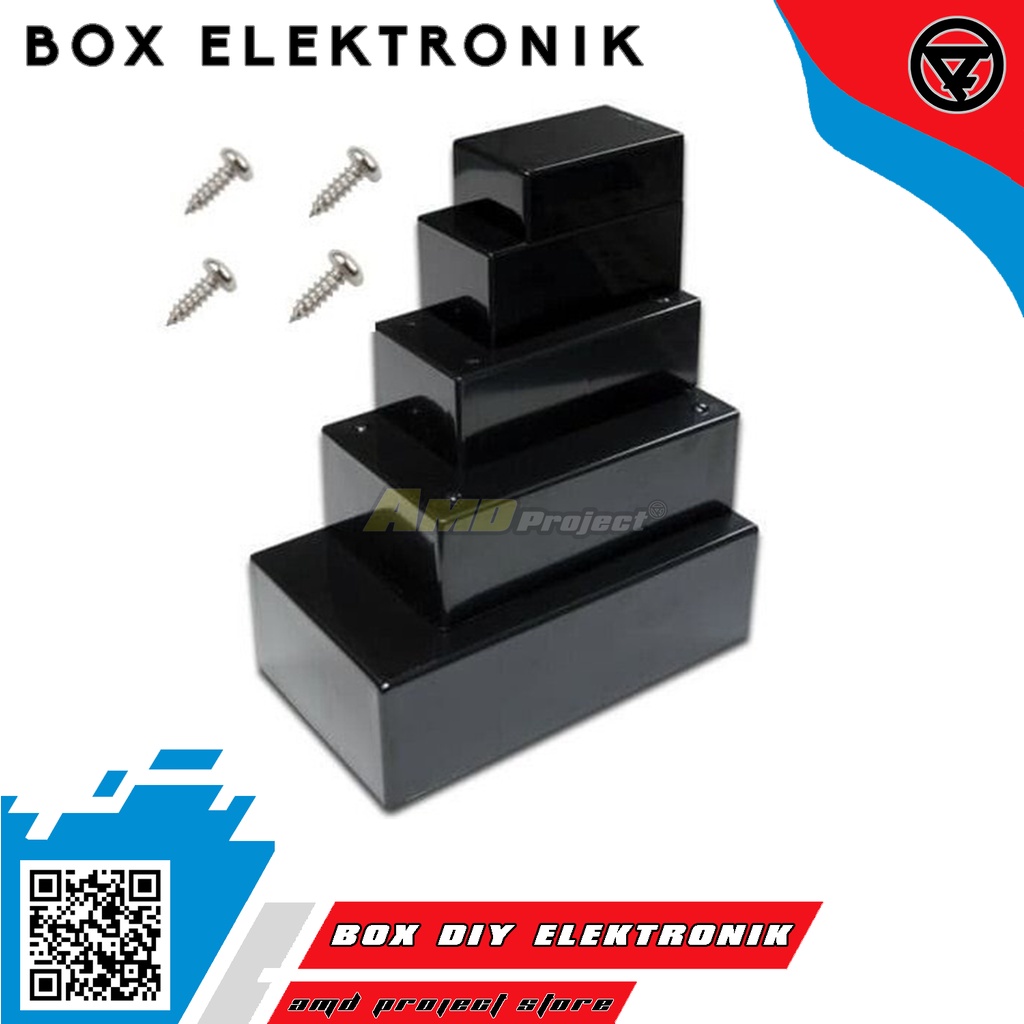Jual Box Project Kotak Box Hitam X1 X2 X3 X4 X5 X6 Tempat Rakit Kompnen ...