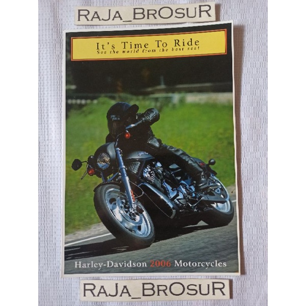 Jual Poster brosur jadul lawas motor Harley Davidson 2006 | Shopee ...