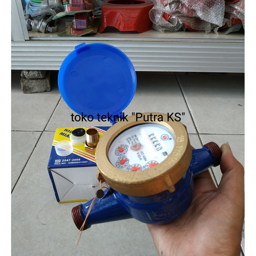 Jual Meteran Air / Meteran PDAM / Water Meter BERSEGEL Body Besi ...