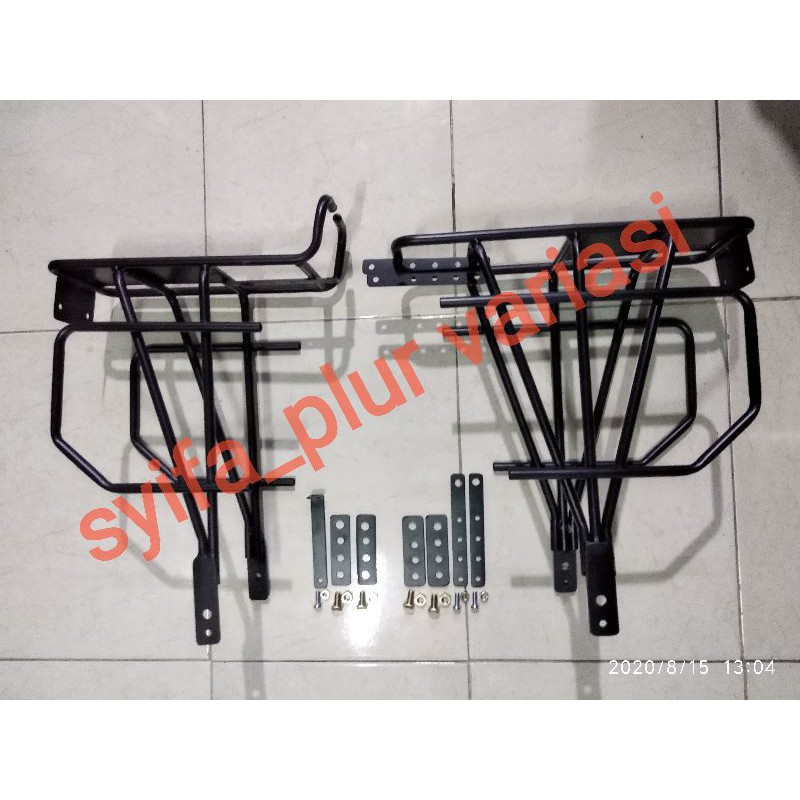 Jual rak pannier bagasi touring depan atau belakang sepeda MTB minion ...