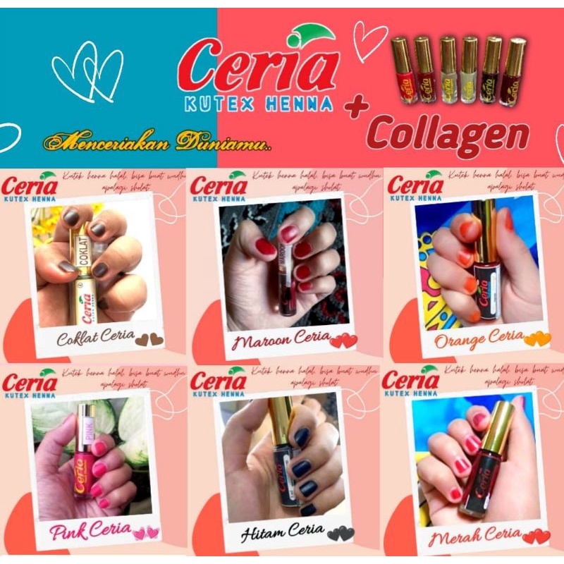 Jual CERIA NAIL HENNA MUSLIMAH 5ml | Shopee Indonesia