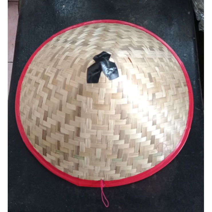 Jual topi caping petani / topi sawah ladang bambu | Shopee Indonesia