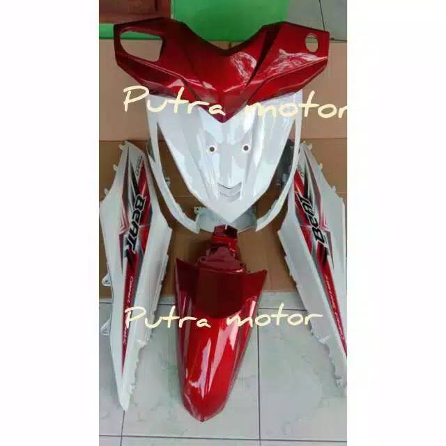 Jual Cover full body halus honda beat fi/beat F1 2014-2016 (warna merah ...