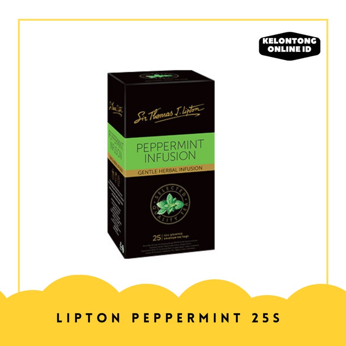 Jual TEH-DAUN- LIPTON TEH CELUP PEPPERMINT - ISI 25 SACHET -DAUN-TEH. | Shopee Indonesia