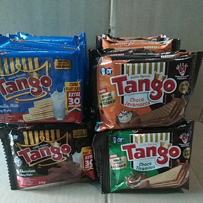 Jual Tango Wafer renceng (@24gr x10pcs) | Shopee Indonesia