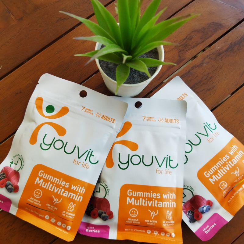 Jual Youvit Multivitamin Dewasa 7 Days (isi 7 gummy) | Shopee Indonesia