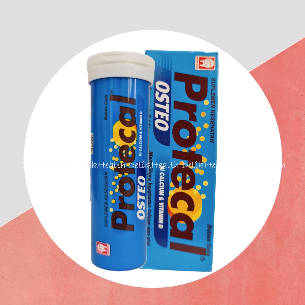 Jual PROTECAL OSTEO EFFERVESCENT 10 Tablet Vitamin D 400 IU Kalsium 600 ...