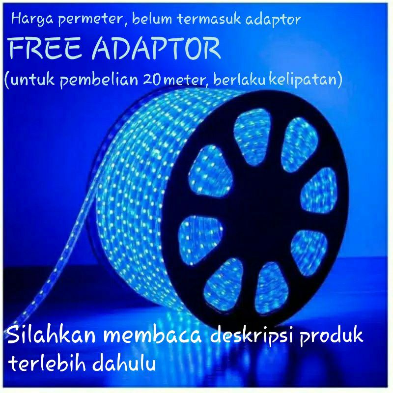 Jual Baca Caption Dulu!! / Lampu LED Selang smd 5050 AC 220V meteran ...