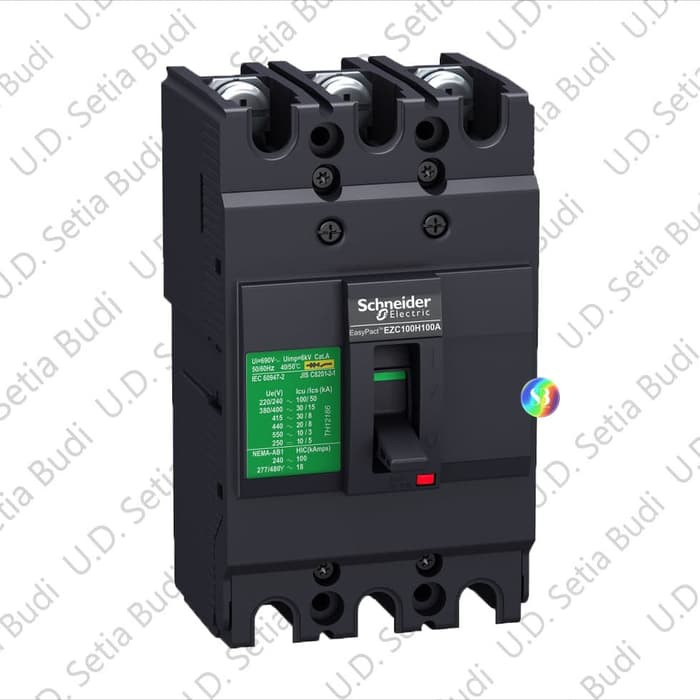 Jual MCCB / Breaker Schneider EasyPact EZC100H 20A 3P / 3 Phase | Shopee Indonesia