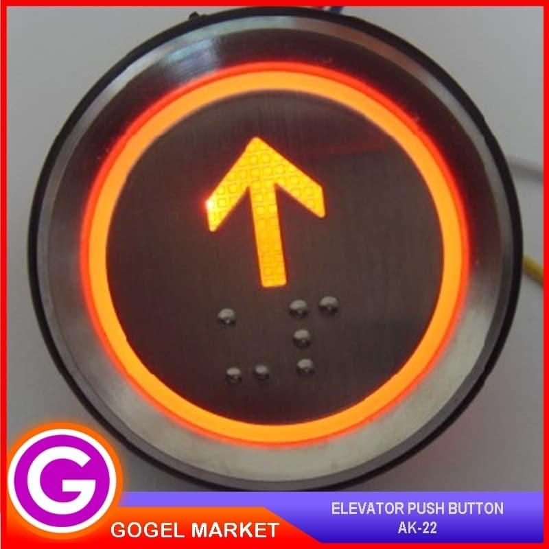 Jual Elevator Push Button Tombol Lift AK22 - Angka 1 | Shopee Indonesia