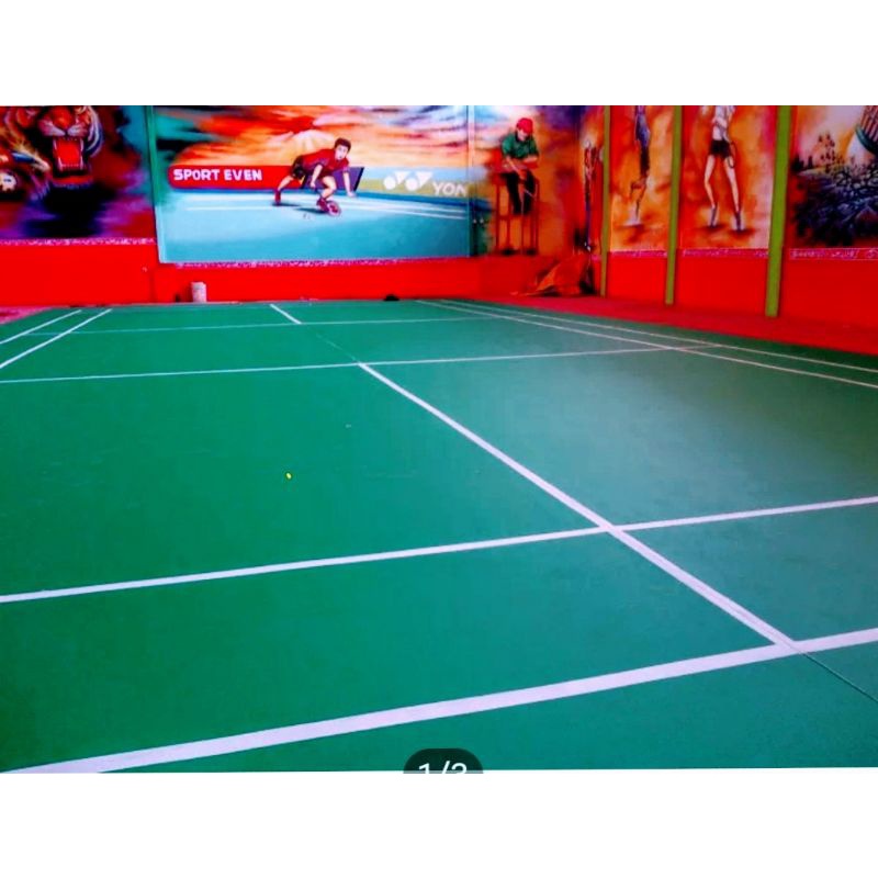 Jual karpet / Vinyl/ alas lantai lapangan badminton satu lapang standar ...