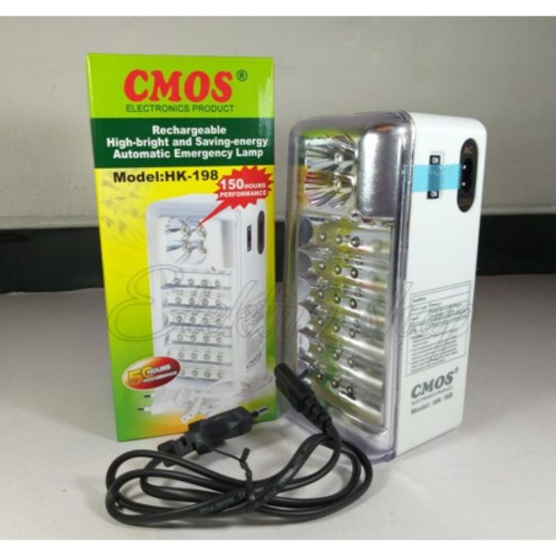 Jual Emergency Lamp CMOS HK198L Lampu Emergency CMOS HK-198L (Original ...