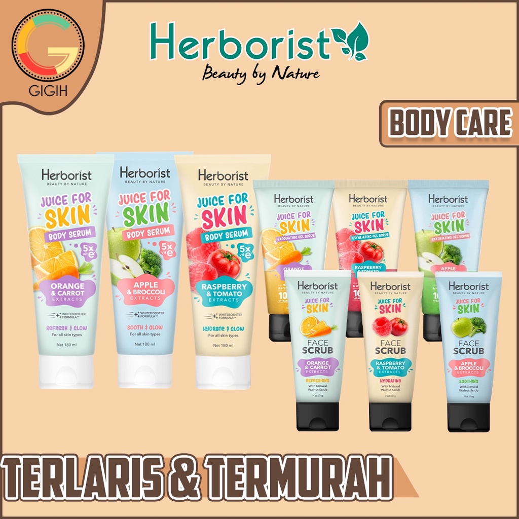 Jual HERBORIST SERIES ( BODY SERUM / BODY SCRUB / FACE SCRUB ) | Shopee ...