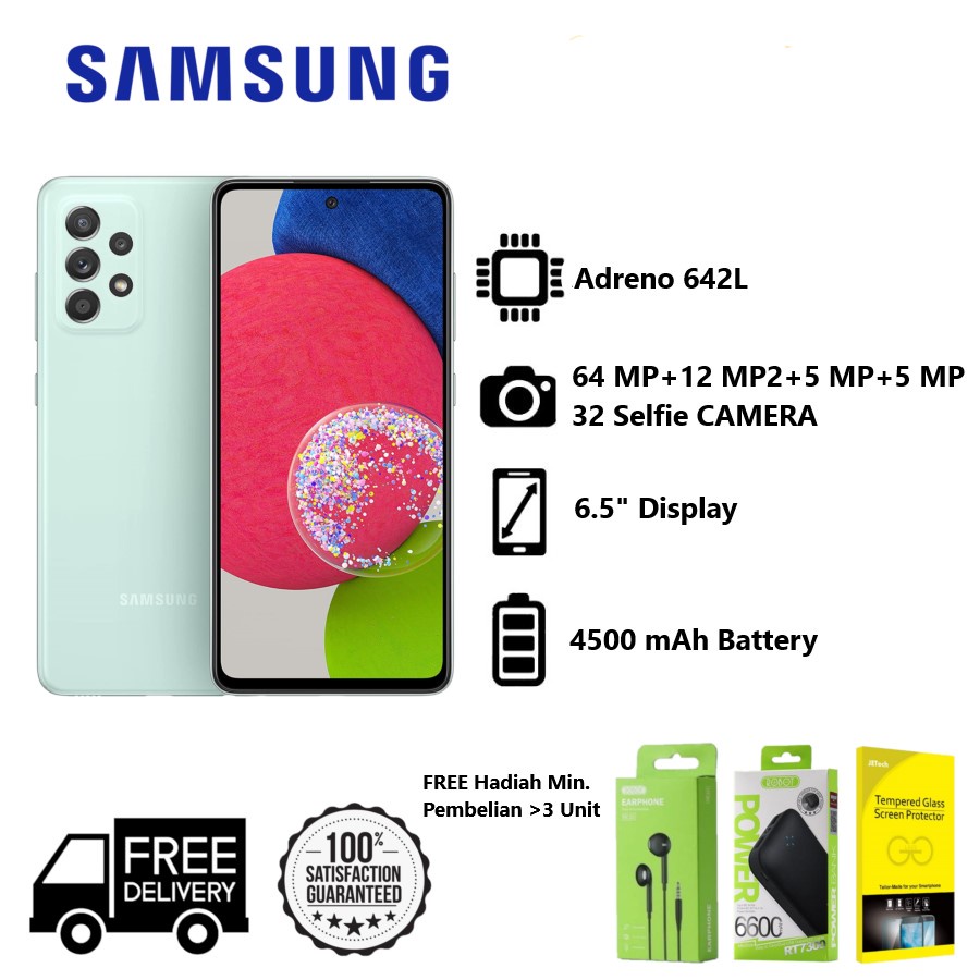 Jual FREE GIFT /// SAMSUNG GALAXY A52S 5G 8/128 - 8/256 - BERGARANSI | Shopee Indonesia