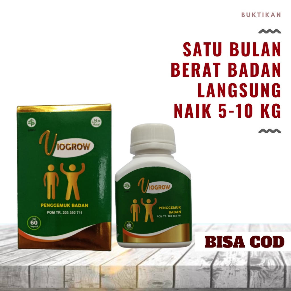 Jual Viogrow Obat Gemuk Badan Permanen Bpom | Penggemuk Badan OBAT ...