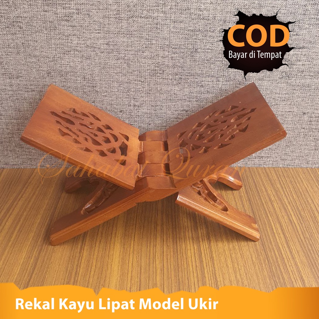 Jual Rehal Kayu Lipat Ukuran Kecil 15x15x30 cm Finishing Vlitur Rekal ...
