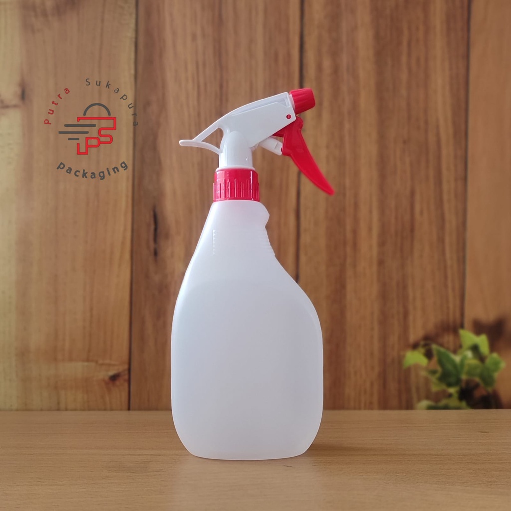 Jual botol spray trigger 500ml hdpe natural / botol spray Kispray 500ml hdpe slim | Shopee Indonesia