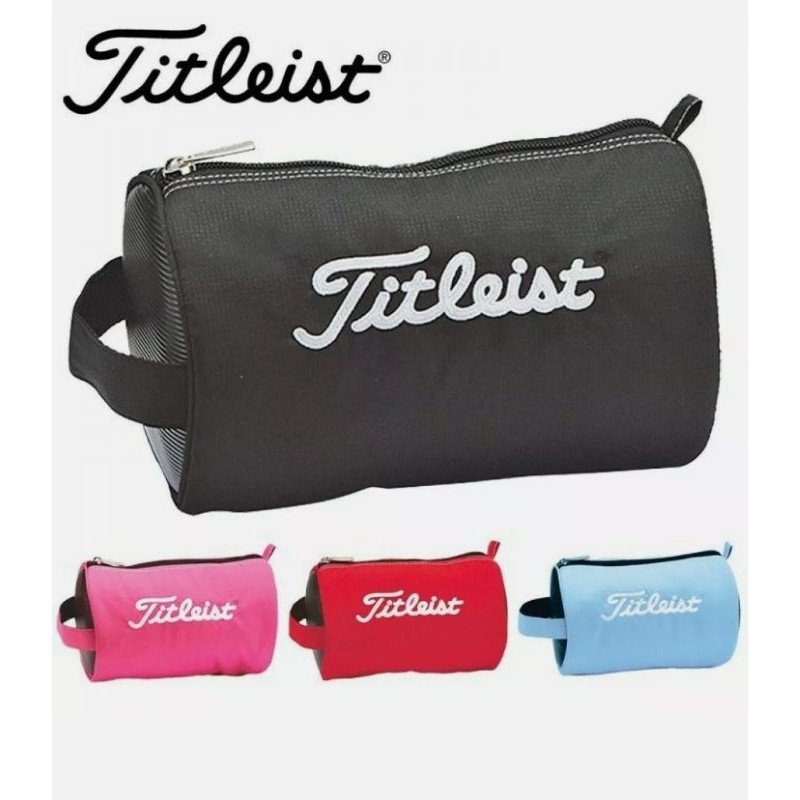 Jual Titleist Golf Ball Pouch Bag Carry Case Black W20×D12×H12cm ...