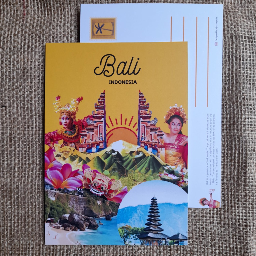 Jual Kartu Pos / Postcard / Postcrossing Indonesia - Bali | Shopee ...