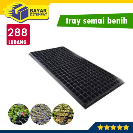 Jual Tray Semai 288 Lubang Pot Tray Penyemaian Semai Bibit Tanaman ...