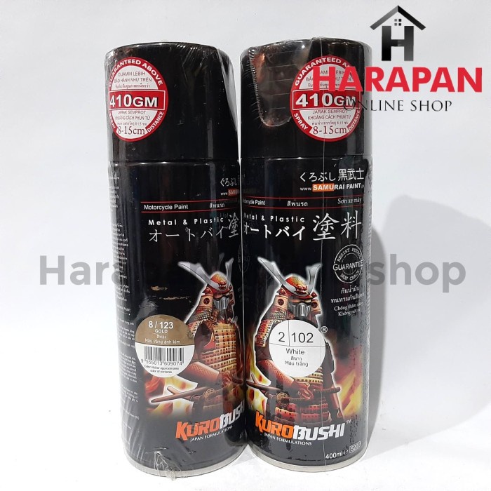 Jual Cat Semprot SAMURAI PYLOX PILOX PILOK SPARY MOTORCYCLE PAINT / MOTOR | Shopee Indonesia