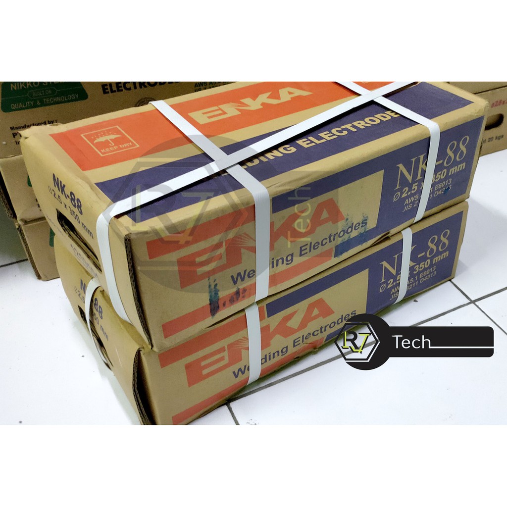 Jual KAWAT LAS ENKA NK 88 2.5 MM LASTOK NK-88 2.5X350 | Shopee Indonesia