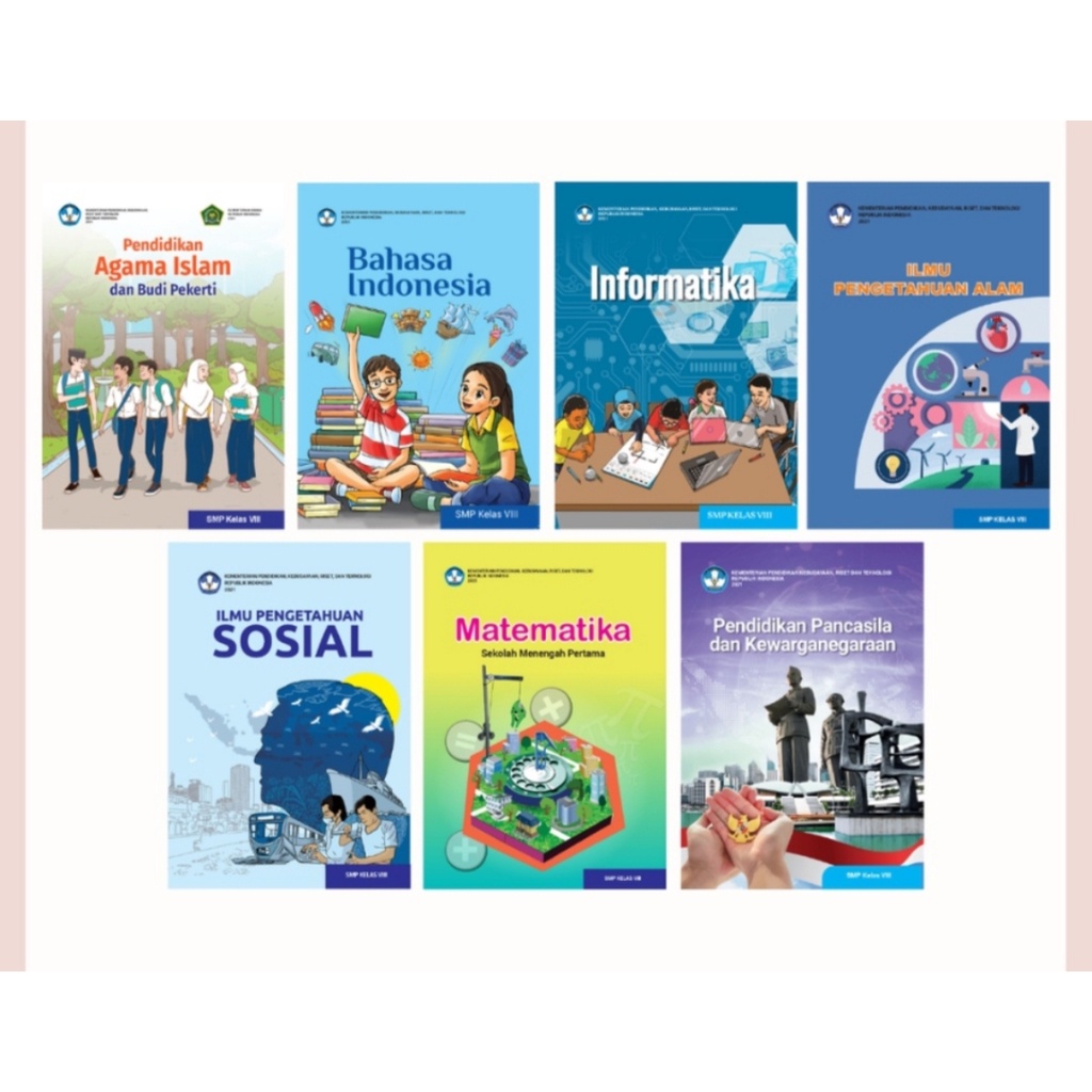 Jual ORI harga satuan buku teks siswa Kemendikbud kurikulum merdeka untuk SMP/Mts kelas 8 edisi ...